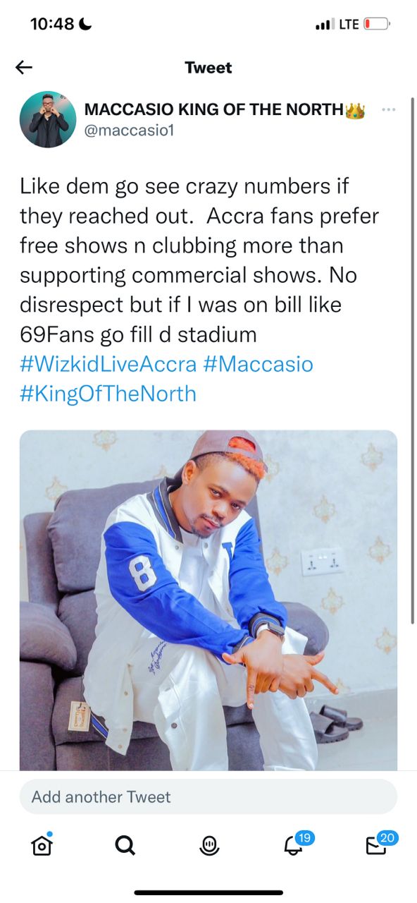 Video: Maccasio Is Not Up To The Standard Of Filling The Accra Sports ...