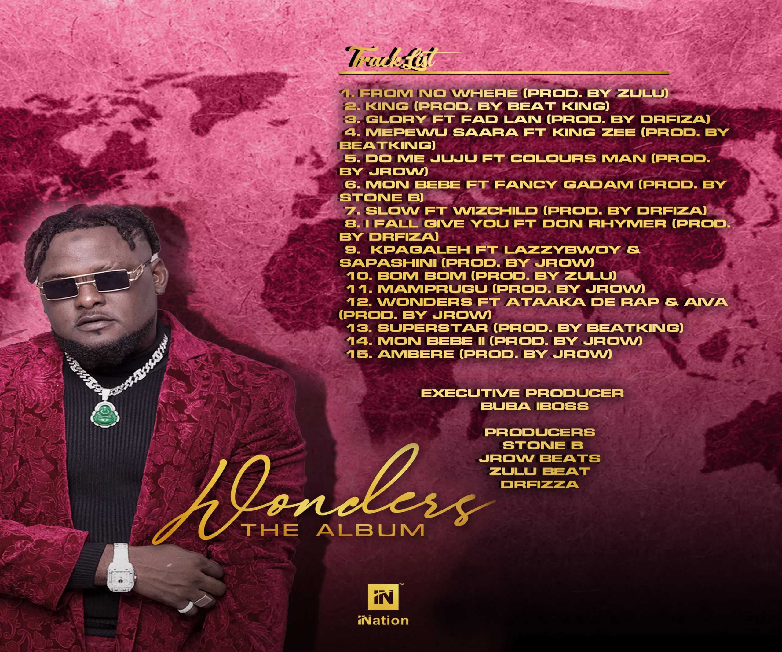 Tracklist For Buba iBoss Debut Album "Wonders" Hits Online. - Hype Media Gh