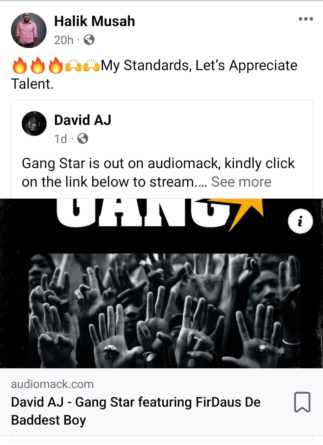Mr. Tell weirdly reacts to David AJ's 'Gang star' featuring Firdaus De ...