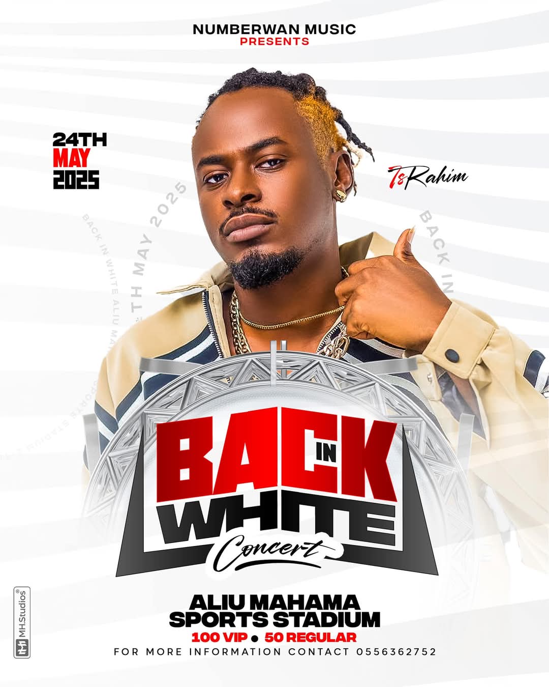 "IsRahim Set to Storm Aliu Mahama Stadium with ‘Back in White’ Concert ...
