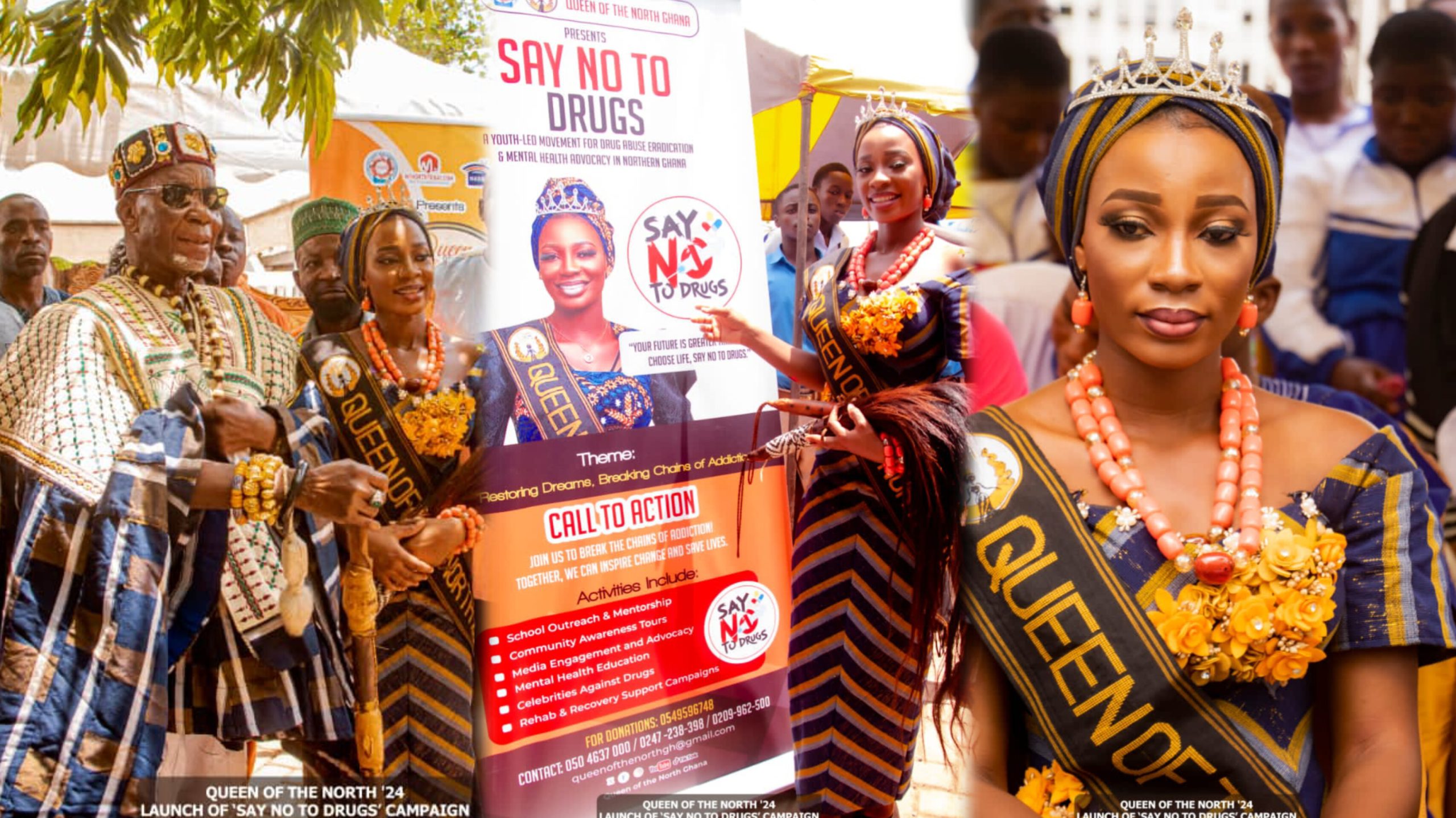 Queen of the North Launches Anti-Drug Campaign in Buipe with Support from Buipewura. - Hype Media Gh